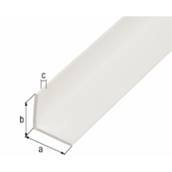 CORNIERE PVC BLANC 20X20X1,5MM//2,60M | GROUPE LAUNAY MATERIAUX